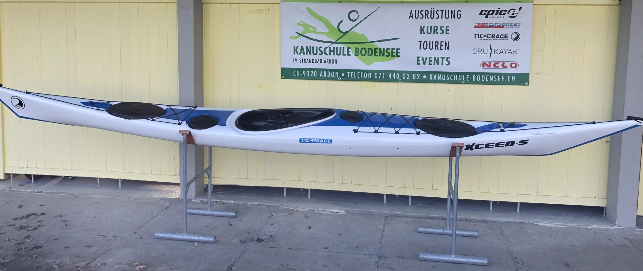 Tiderace Seekajak Xceed-S Carbon Epoxy N9 - Kanuschule Bodensee